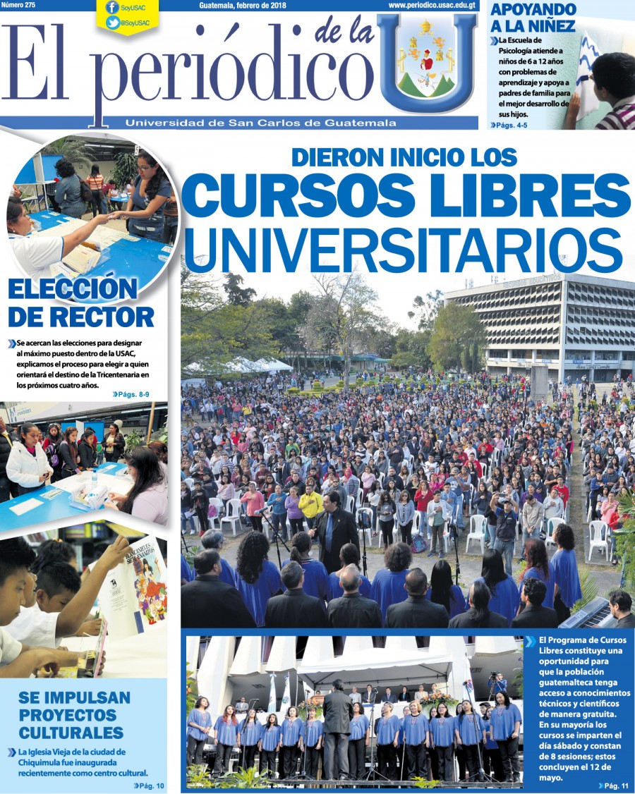 Edición No. 275, febrero 2018 – PERIODICO DE LA USAC